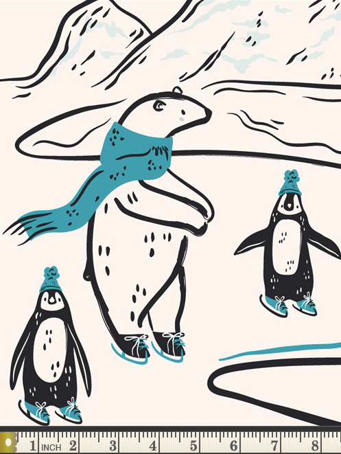 Arctic Tale - Panel – Adventures in Fabric