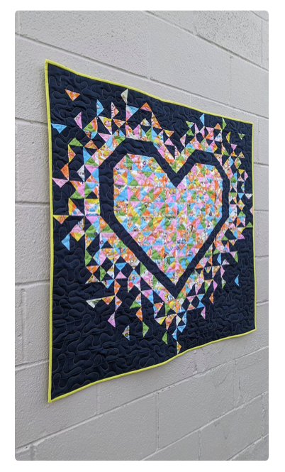Slice of Pi Quilts - Mini Exploding Heart – Adventures in Fabric
